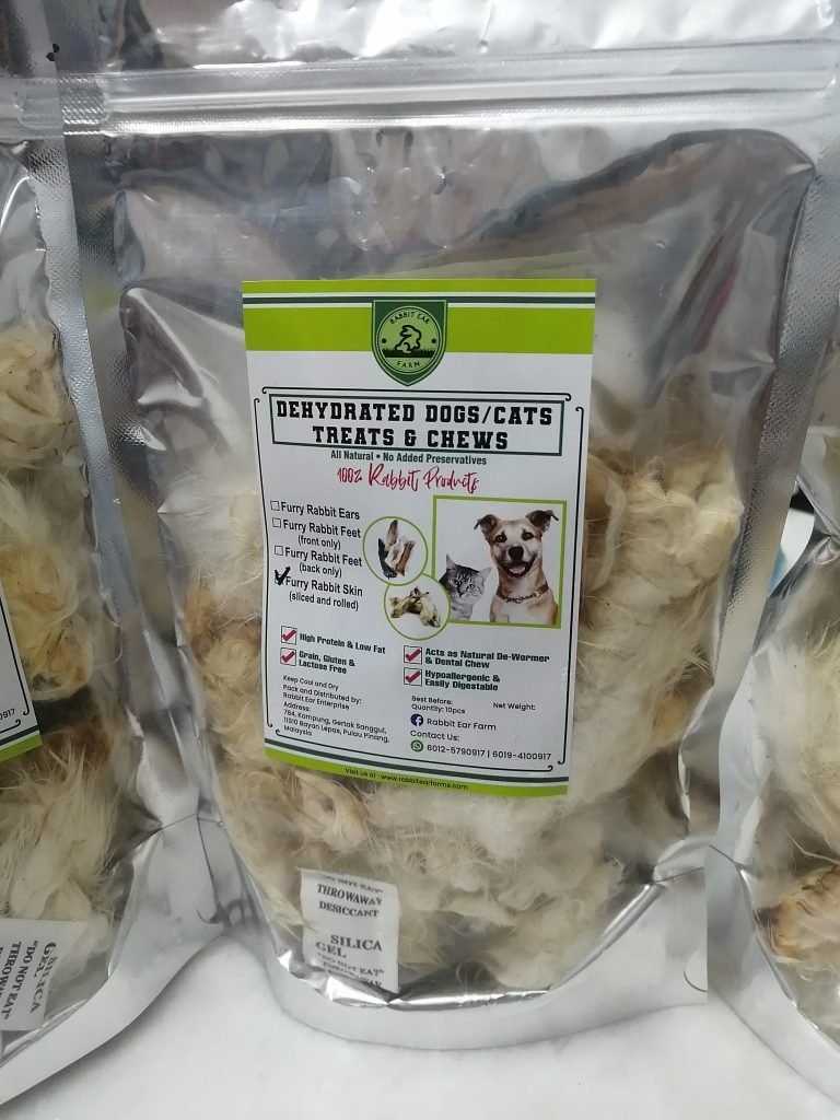 Dehydrated Furry Rabbit Hides/Skin – Rabbit Ear Farm